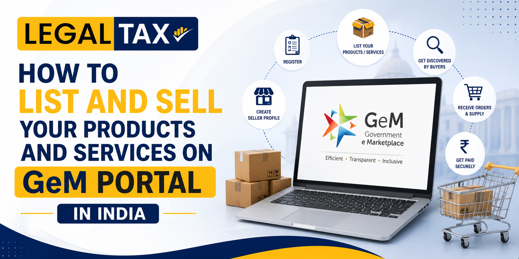 How To List And Sell Your Products And Services On GeM Portal In India ...