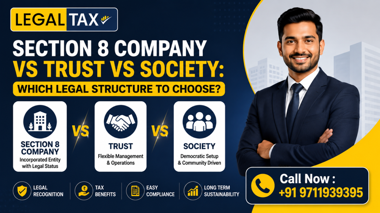 Section 8 Company Vs Trust Vs Society : Which Legal Structure To Choose ...