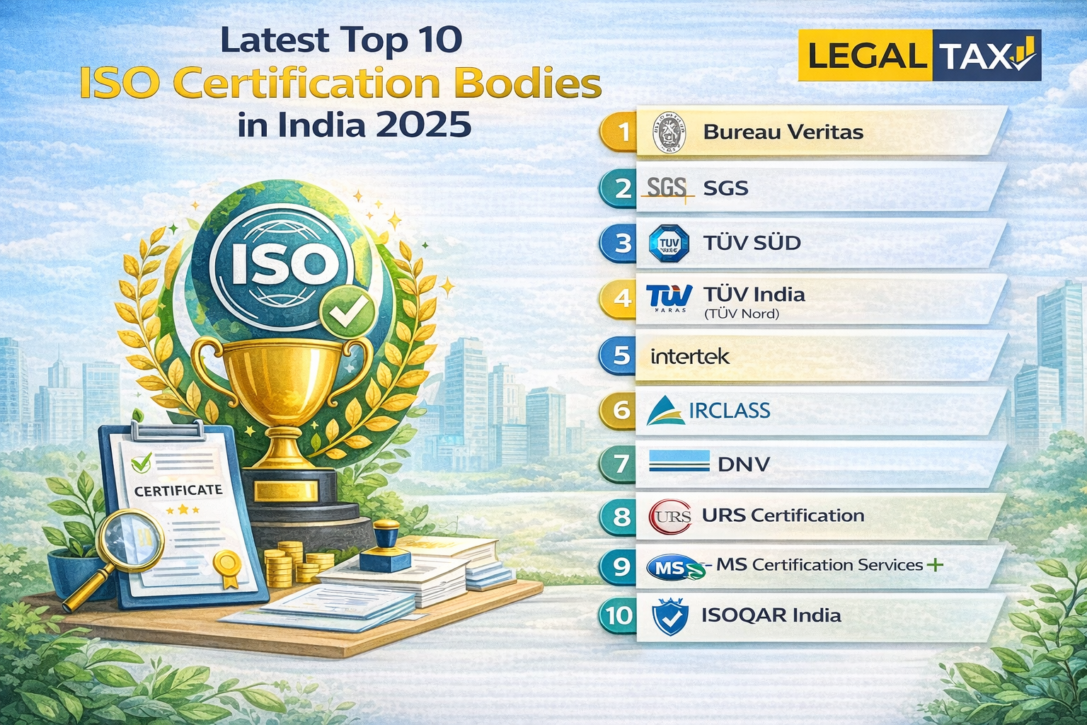 Latest Top 10 ISO Certification Bodies In India 2026 (Complete Guide ...